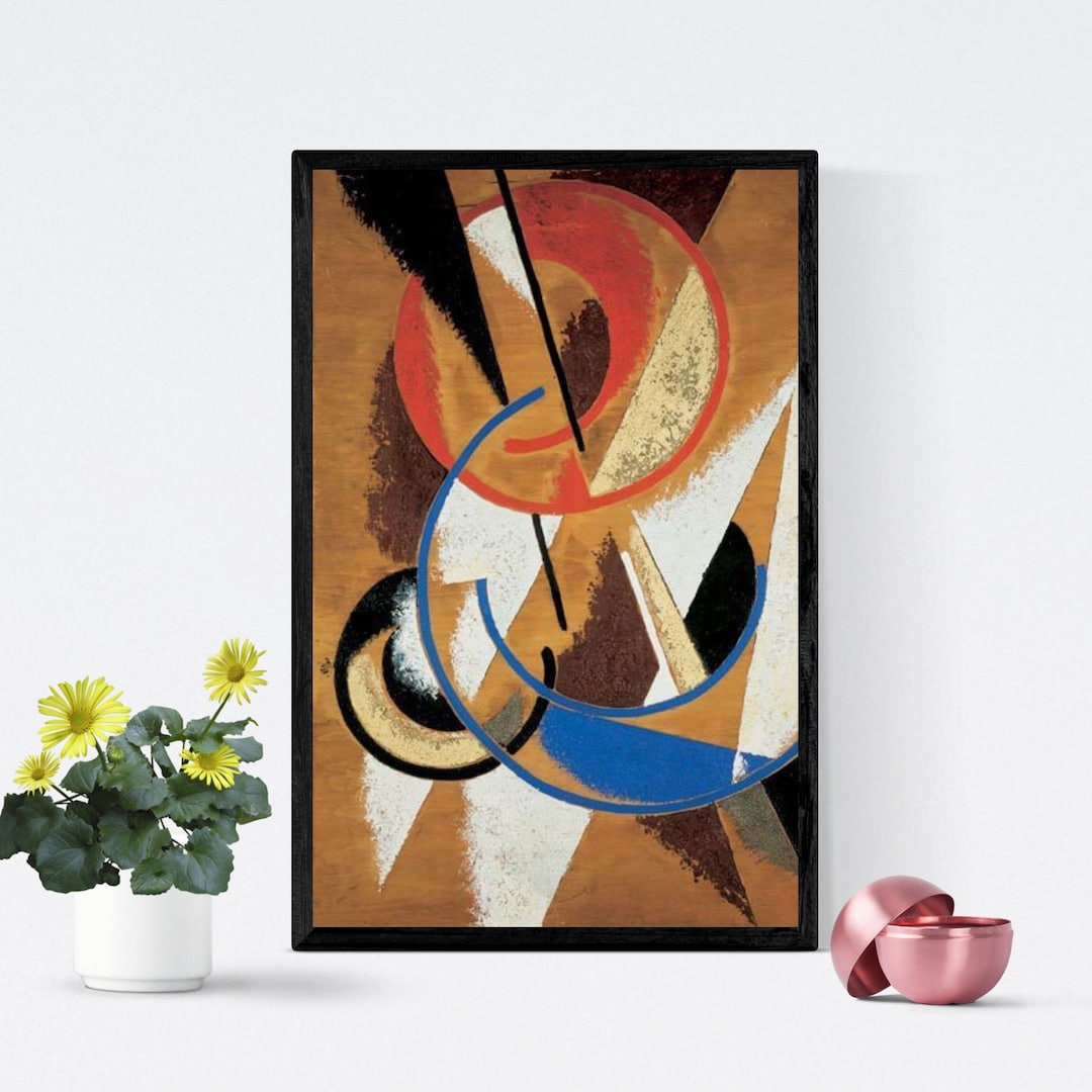 Geometric Abstract Art Print | Popova Style (digital Download) - Etsy