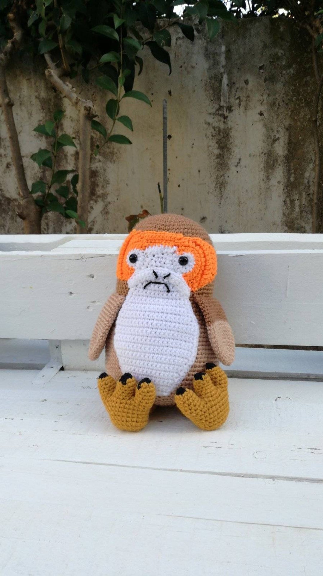 Crochet Porg Amigurumi. Handmade Porg Amigurumi. - Etsy