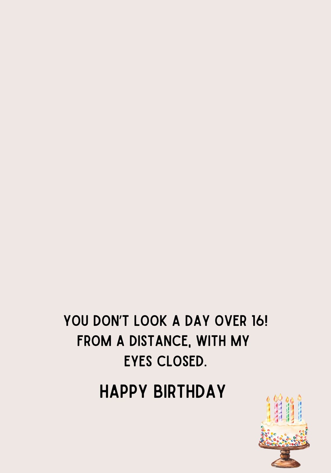 Printable Bday Card - Etsy