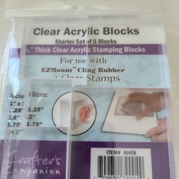 Acrylic Blocks for Stamping - Etsy