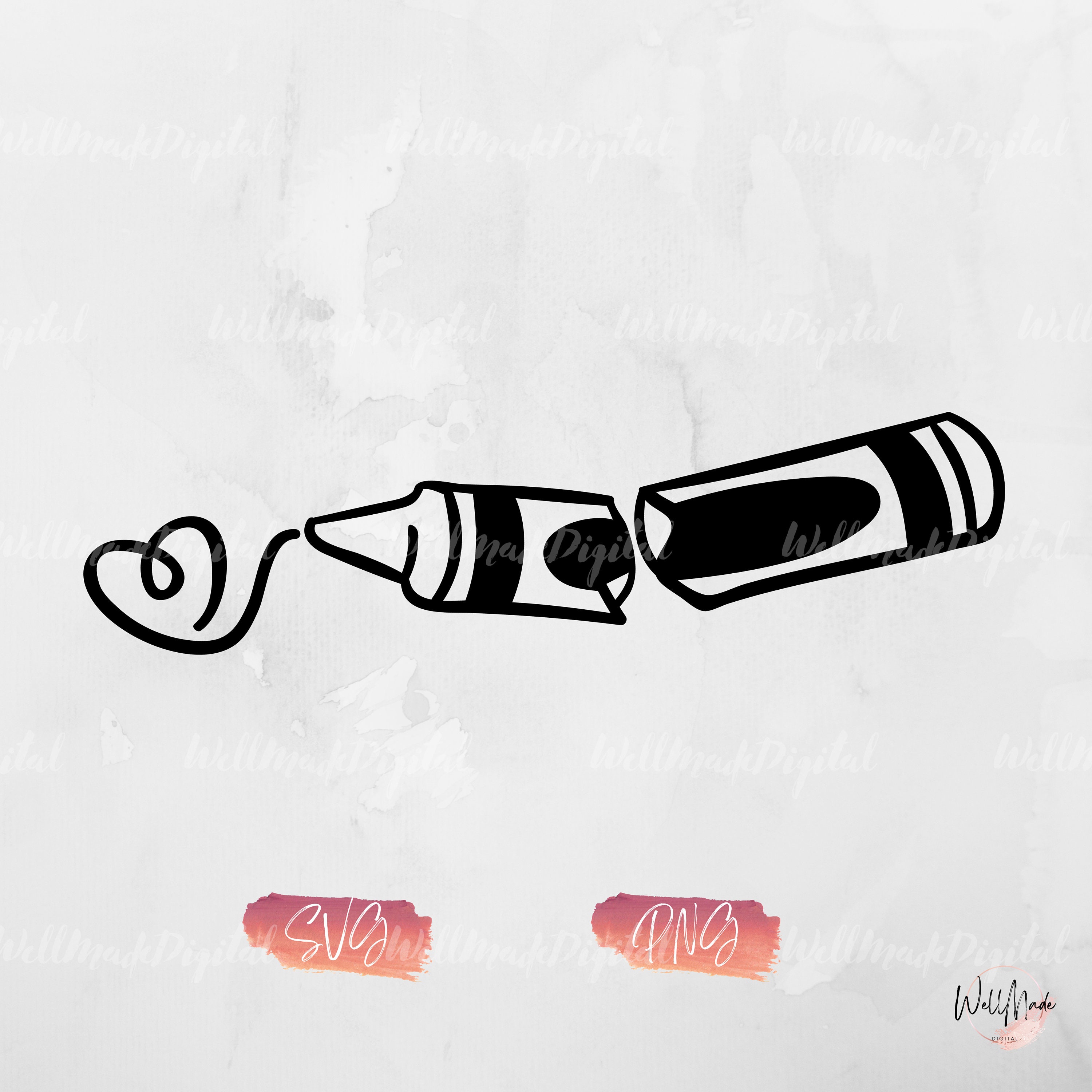 Broken Crayon Svg Instant Download Mental Health Awareness - Etsy