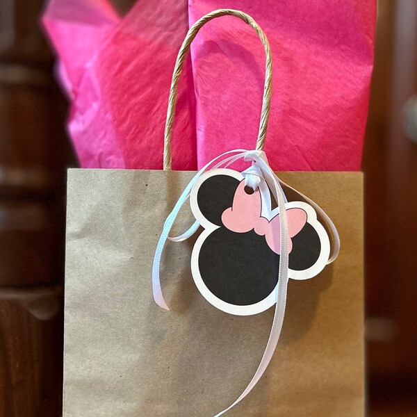 Minnie Mouse Tags - Etsy