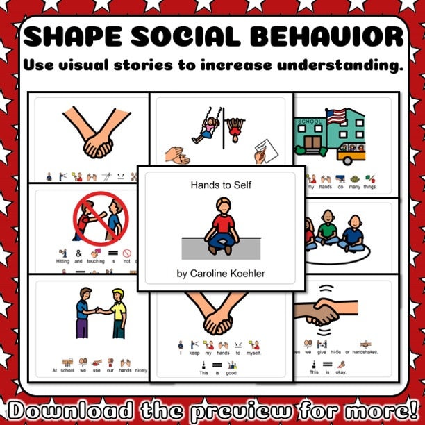 Social Stories to Help Problem Behaviors in Autism | Social Story for ...