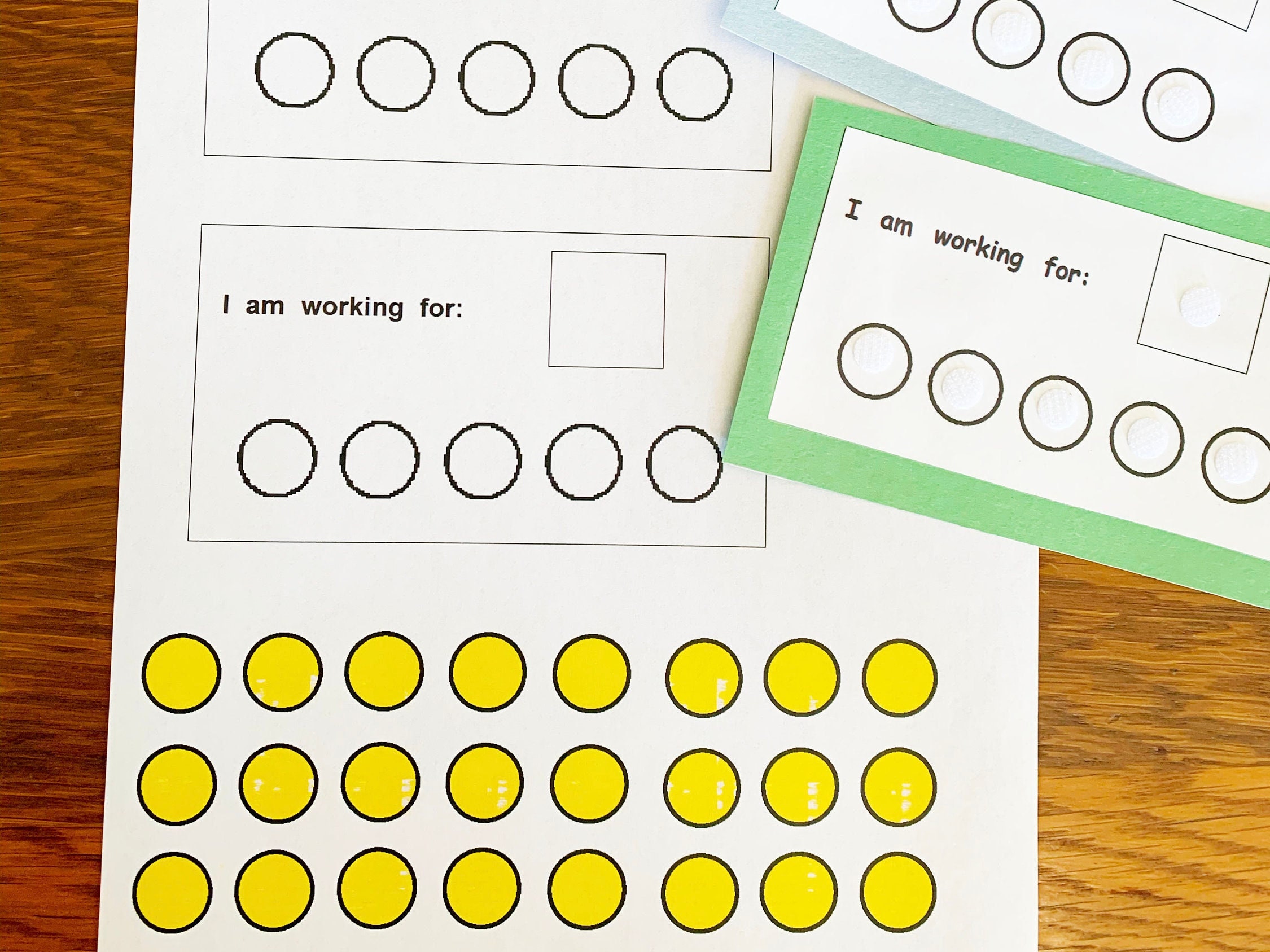 I'm Working for Board: Positive Behavior Token Charts | I Am Working ...