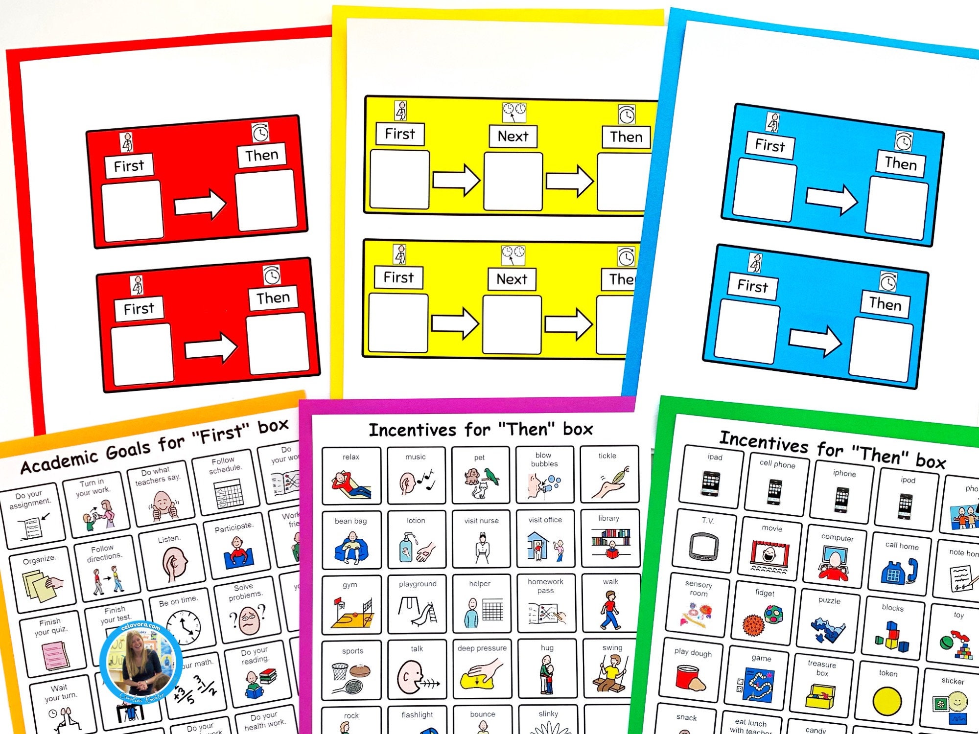 First Then Boards | First Next Then Board | Positive Behavior ...