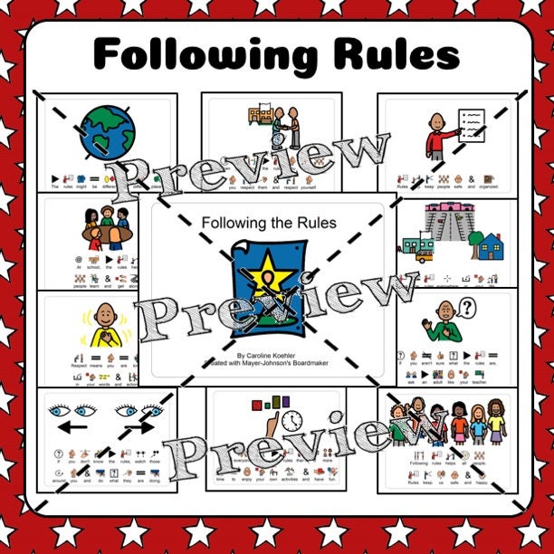 Social Stories for School Rules in the Classroom | Autism Social Story ...