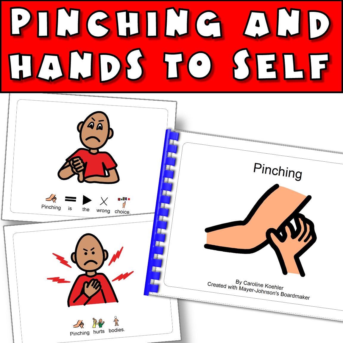 Autism Social Stories for Biting Pinching & Appropriate Touch | Calming ...