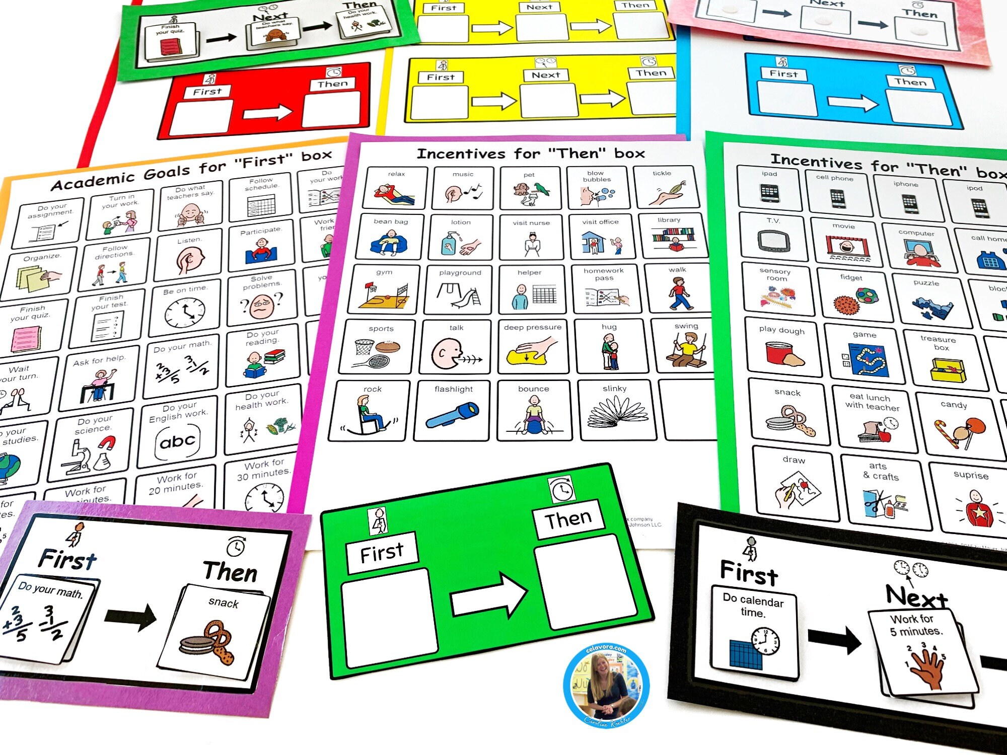 First Then Boards | First Next Then Board | Positive Behavior ...