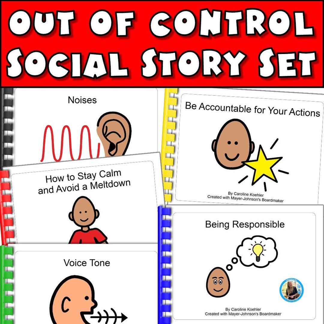 Autism Social Stories for Meltdowns and Tantrums Behavior Management ...
