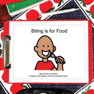 Autism Social Stories for Biting Pinching & Appropriate Touch | Calming ...