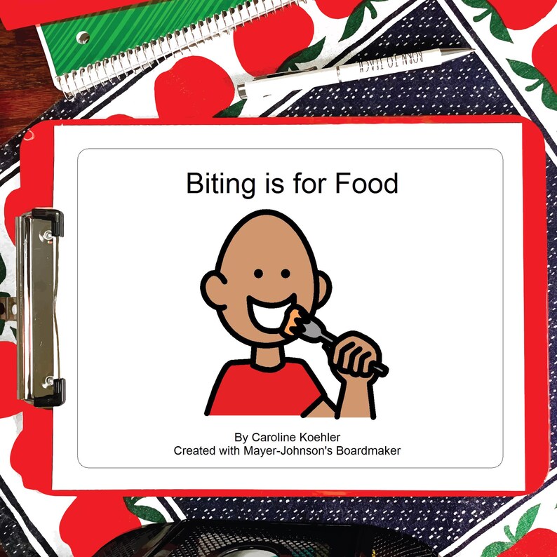 Autism Social Stories for Biting Pinching & Appropriate Touch | Calming ...