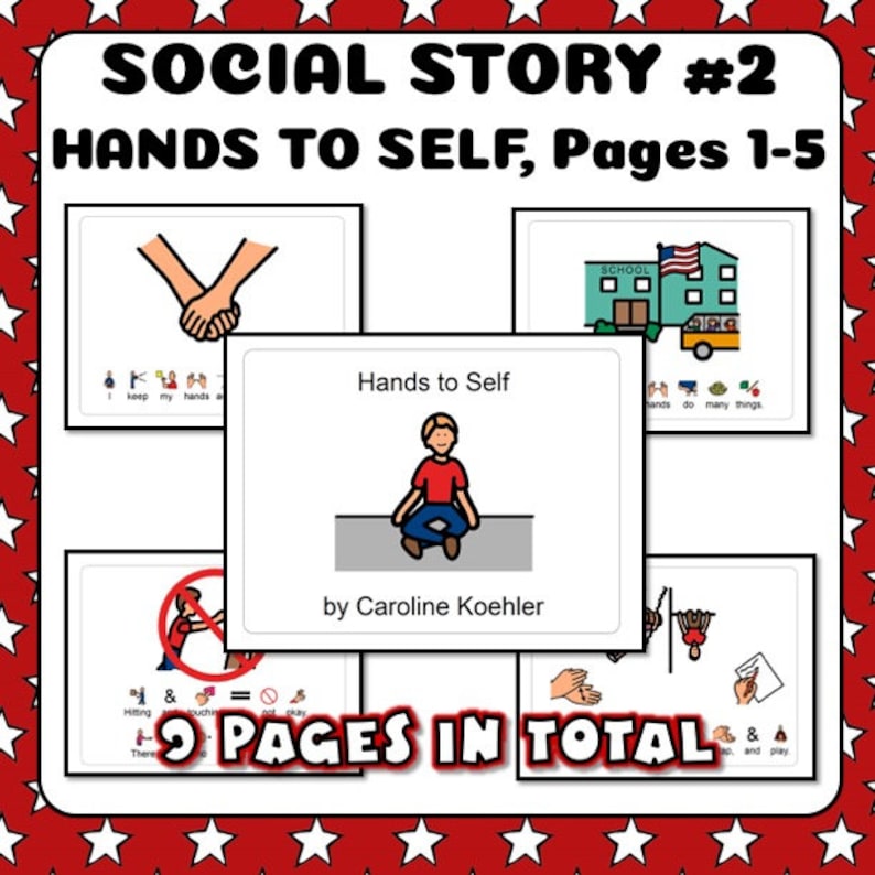 Social Stories to Help Problem Behaviors in Autism | Social Story for ...
