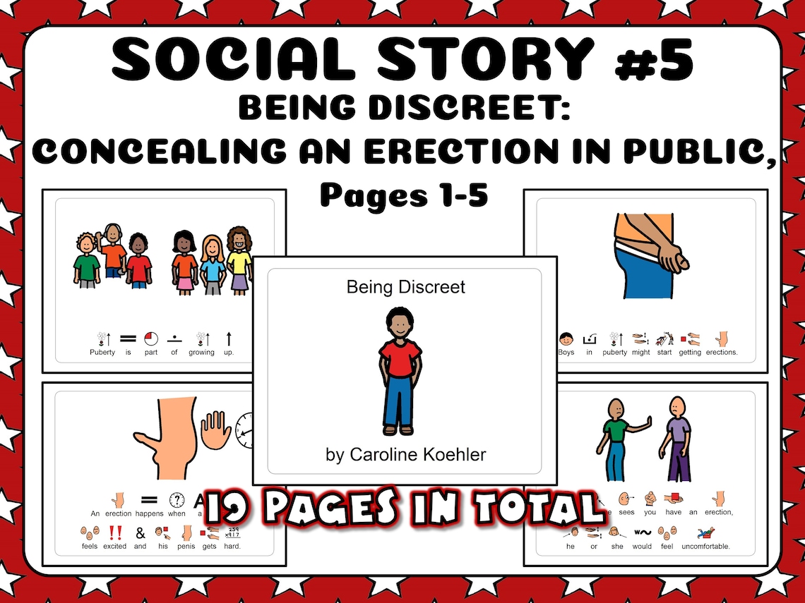 Puberty Social Story Set for Boys Growing up | Boys in Puberty Social ...