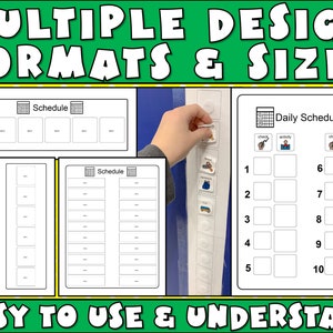 Daily Visual Schedule for Autism and Special Education: Pictures Pieces ...