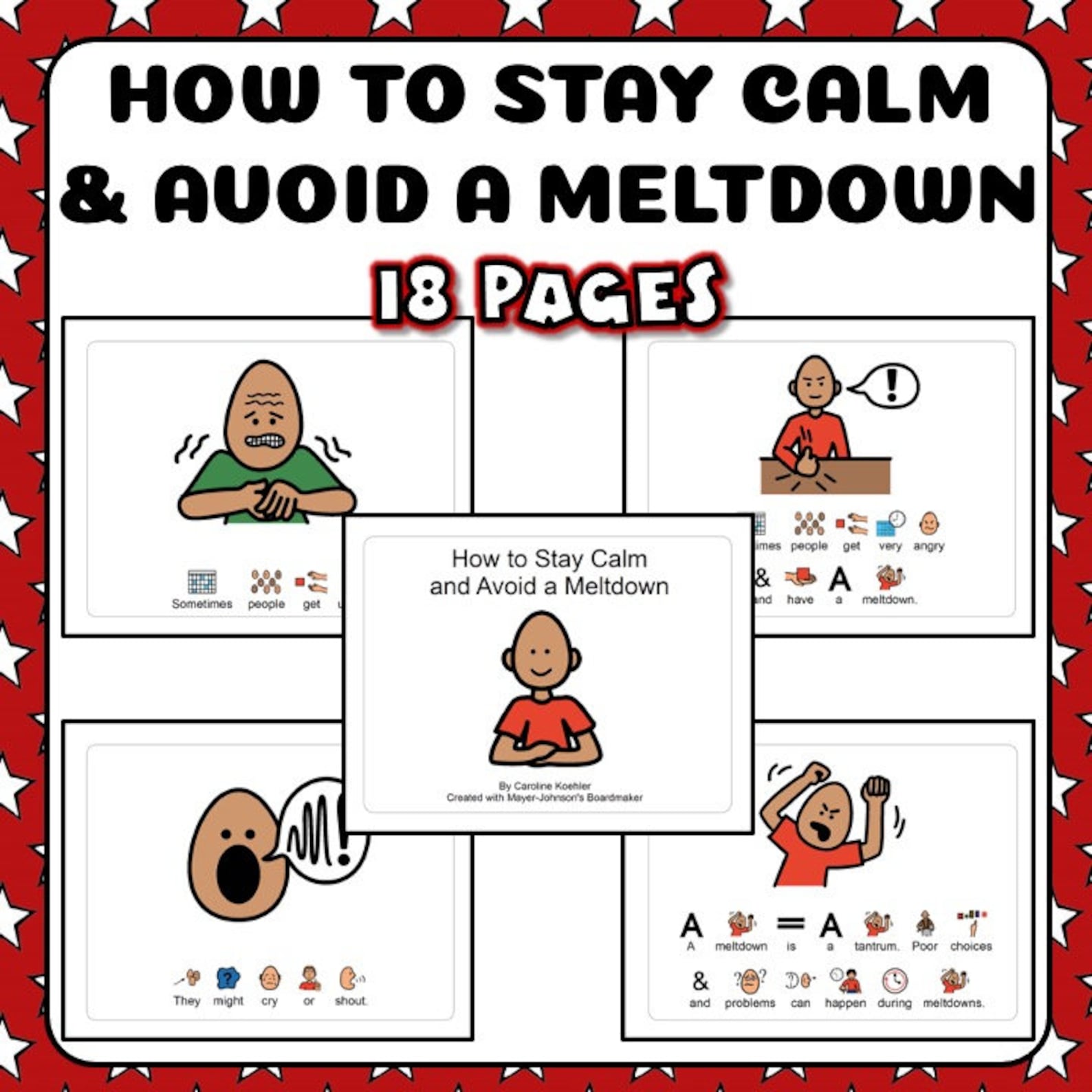 Social Stories for Autism Meltdowns and Tantrums | Social Story ...