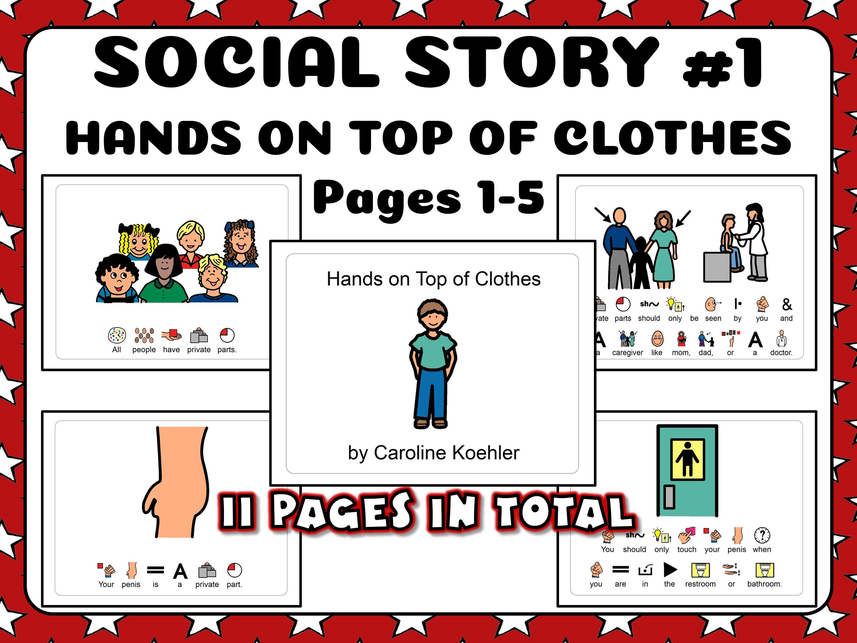 Puberty Social Story Set for Boys Growing up | Boys in Puberty Social ...