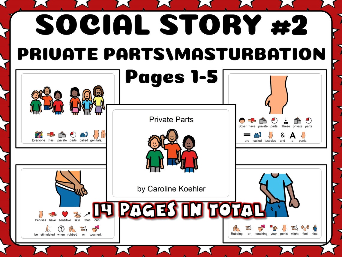 Puberty Social Story Set for Boys Growing up | Boys in Puberty Social ...