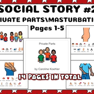 Puberty Social Story Set for Boys Growing up | Boys in Puberty Social ...