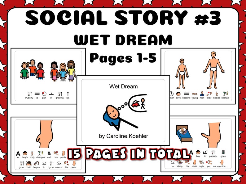 Puberty Social Story Set for Boys Growing up | Boys in Puberty Social ...
