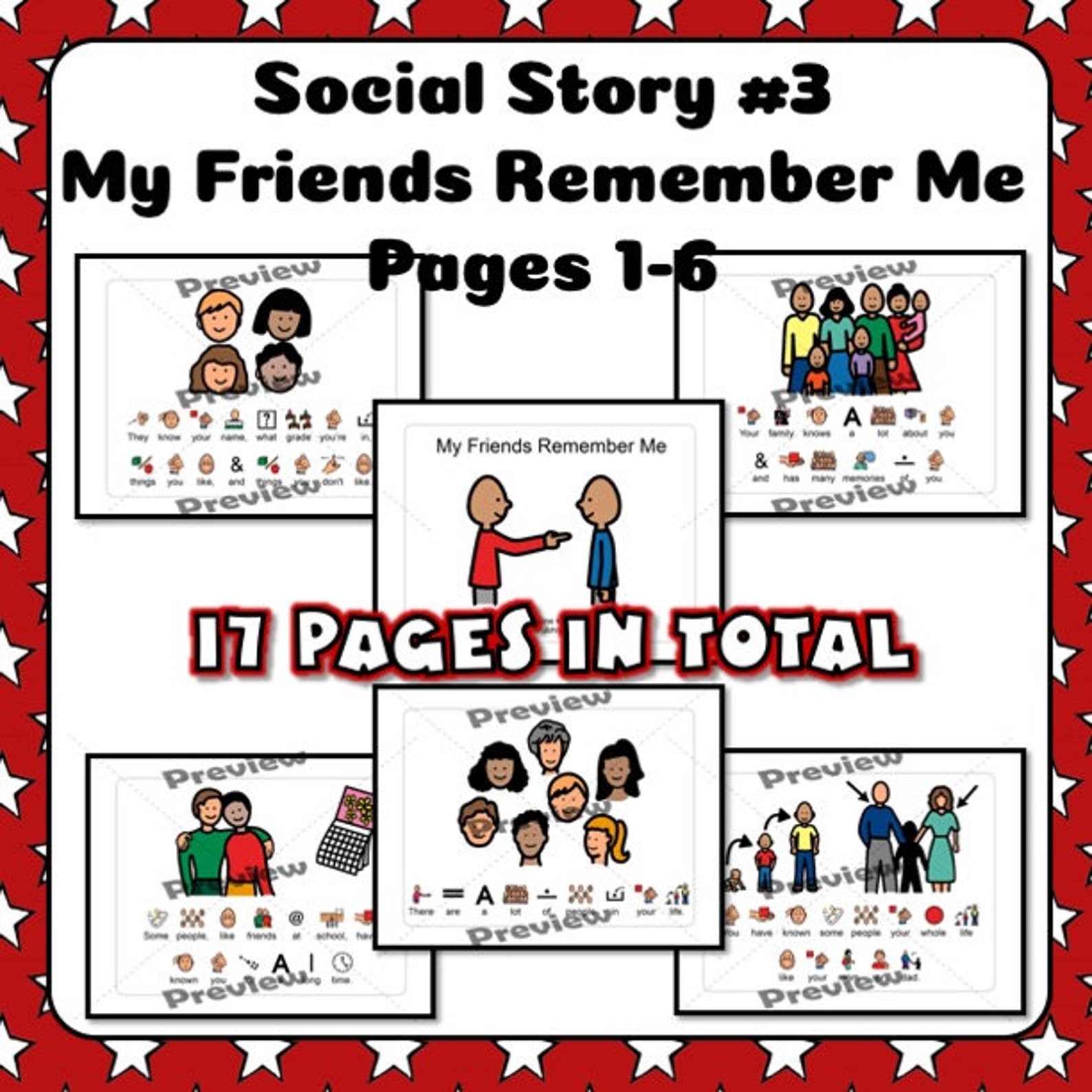 Social Stories for Having Friends | Autism Social Story Set About ...