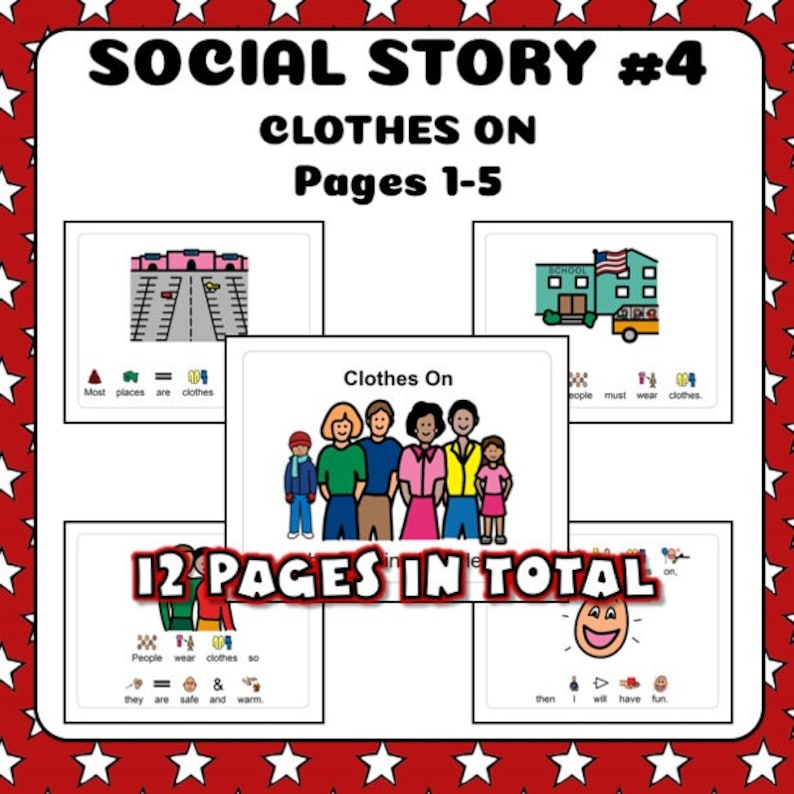 Social Story Set for Growing up Girls in Puberty Social Stories Autism ...