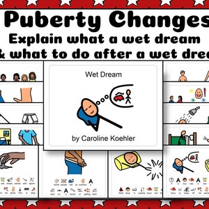 Puberty Social Story Set for Boys Growing up | Boys in Puberty Social ...