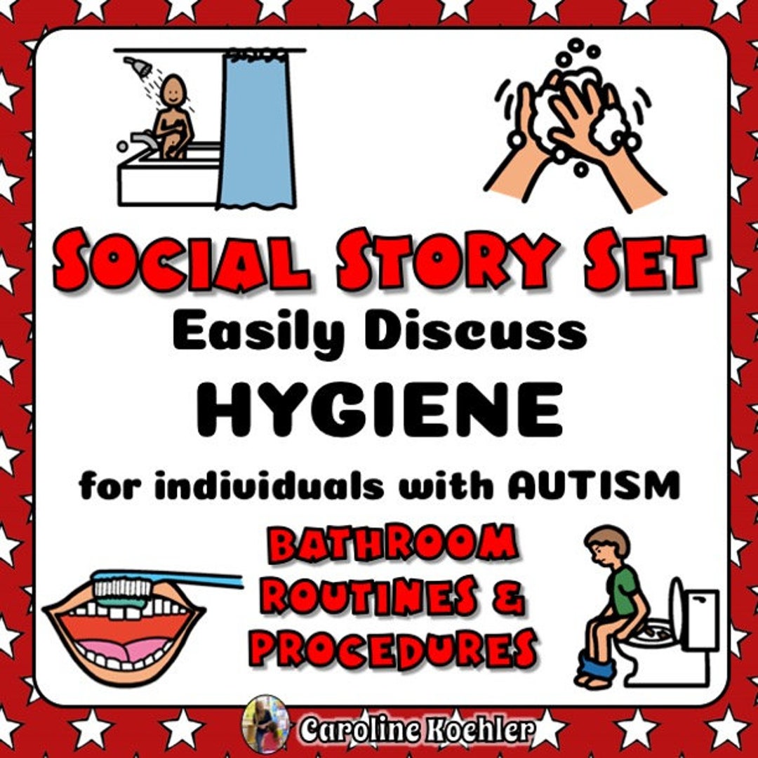 Bathroom Social Stories and Posters for Toileting Hygiene Autism ...