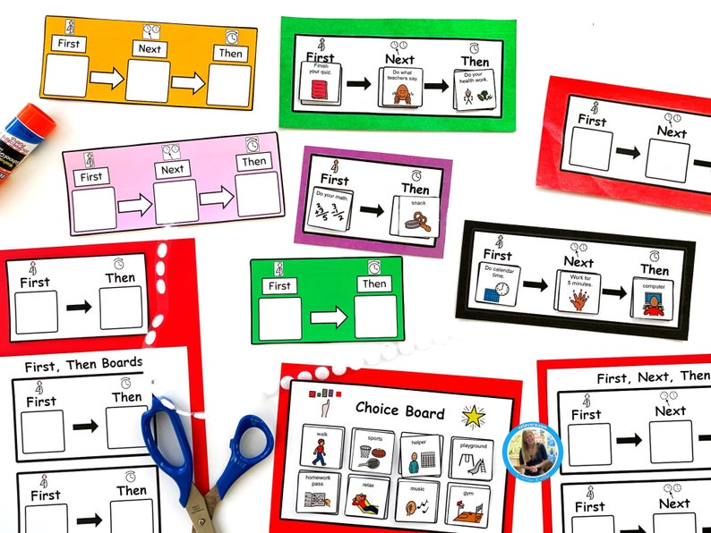 First Then Boards | First Next Then Board | Positive Behavior ...