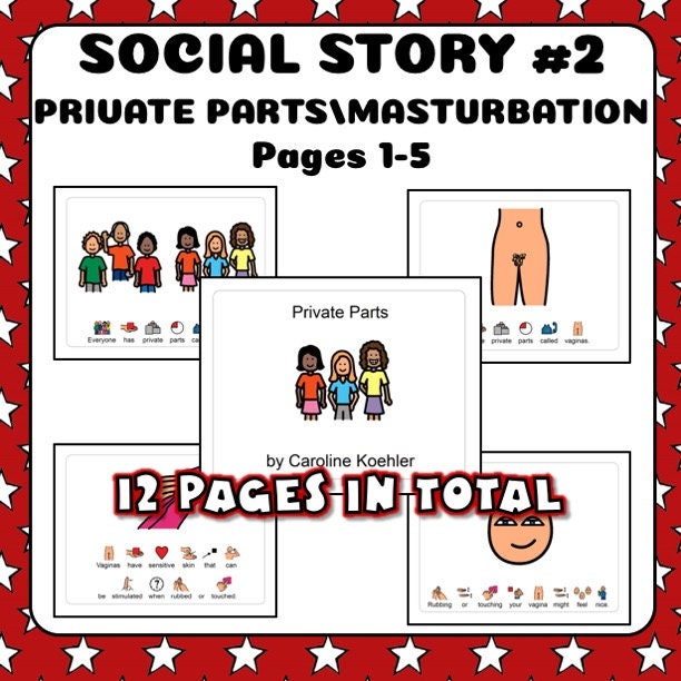 Social Story Set for Growing up Girls in Puberty Social Stories Autism ...
