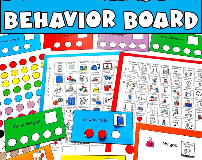 Reward Chart | Behavior Chart | Visual Aid | Incentive Chart | Toddler ...
