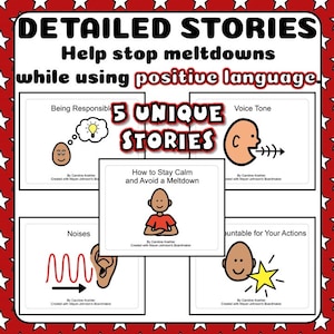 Social Stories for Autism Meltdowns and Tantrums | Social Story ...