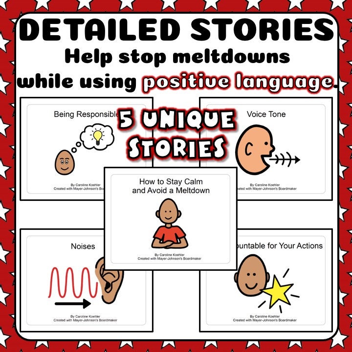 Social Stories for Autism Meltdowns and Tantrums | Social Story ...
