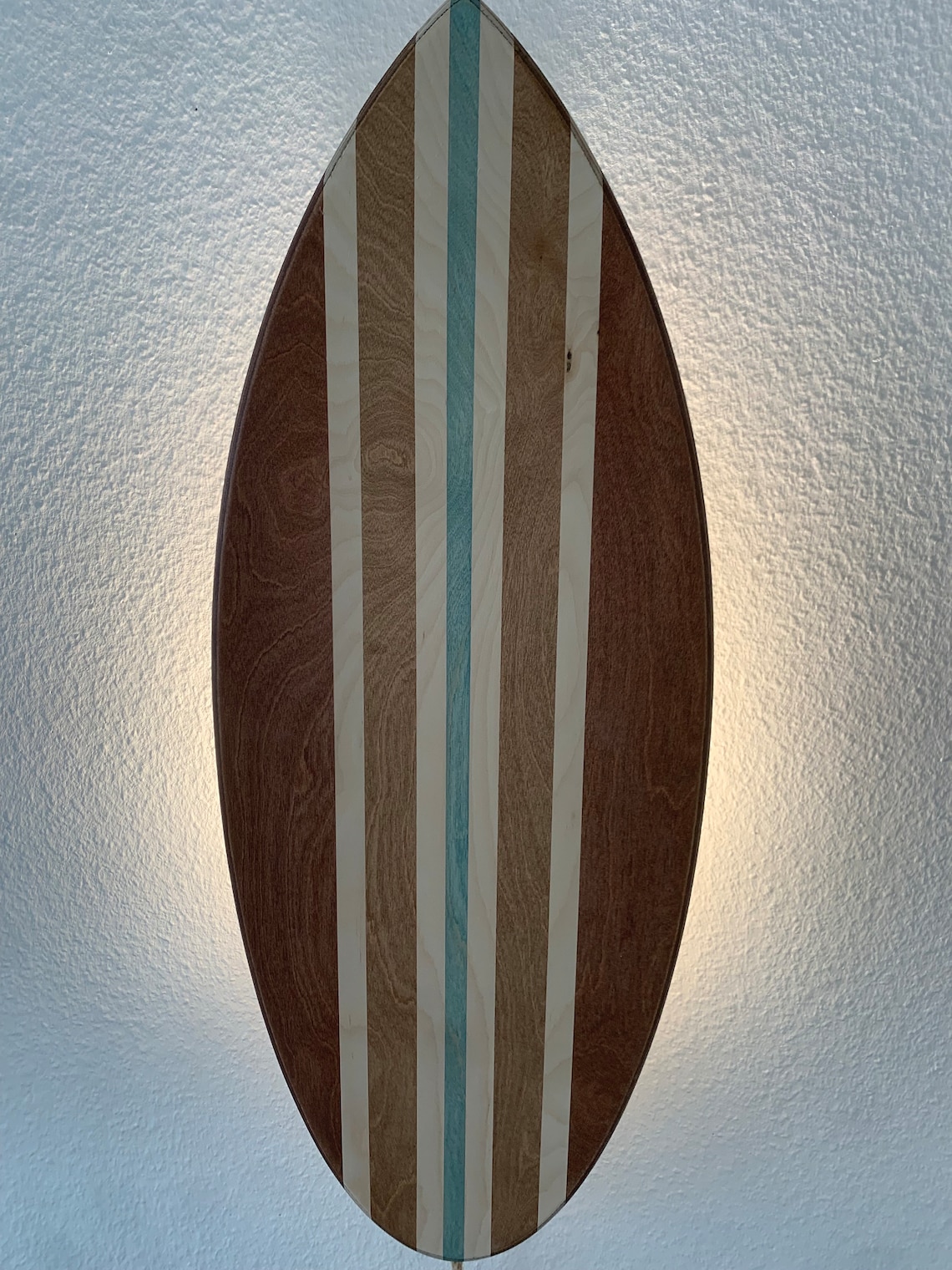 Balance Board & Lamp, Incl. Cork Roll, Wall Light, Surfboard Wall Lamp ...