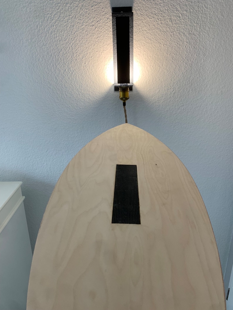 Balance Board & Lamp, Incl. Cork Roll, Wall Light, Surfboard Wall Lamp ...