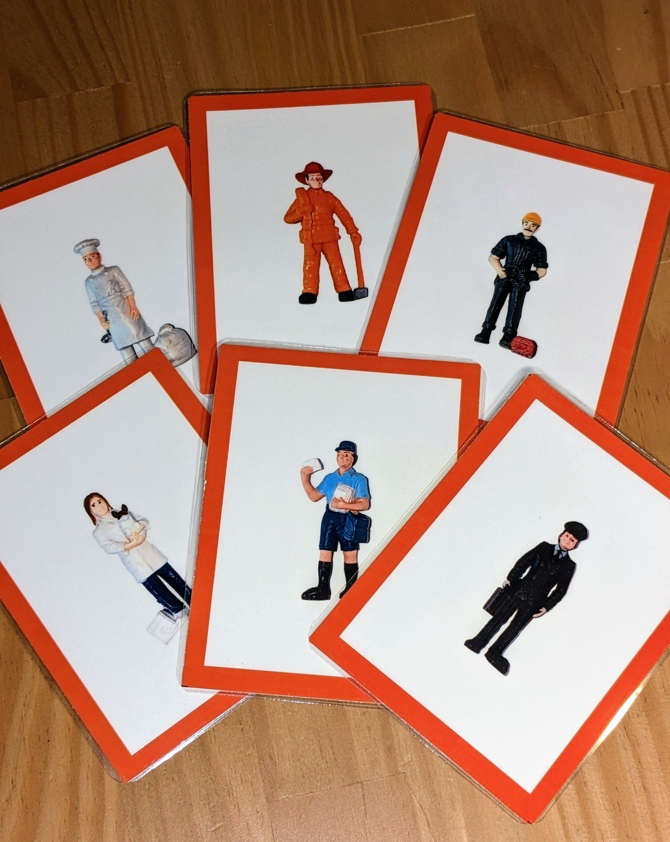 Montessori Toddler Language Cards Community Members - Etsy