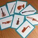Montessori Toddler Language Cards Musical Instruments - Etsy