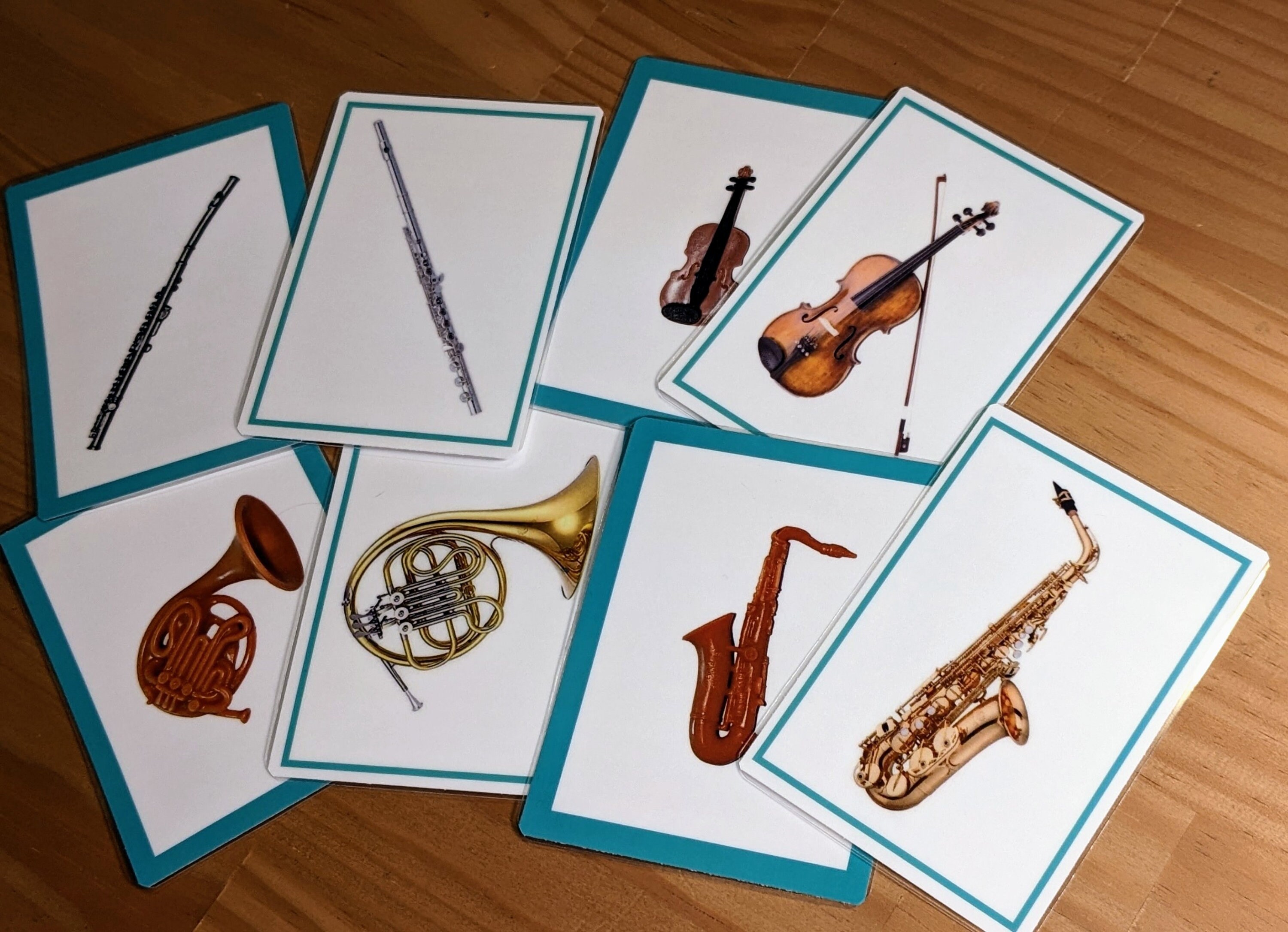 Montessori Toddler Language Cards Musical Instruments - Etsy