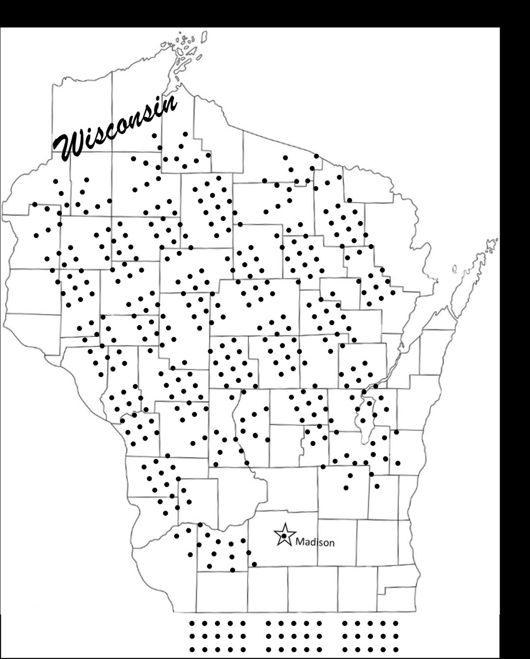 Cribbage Board Template - Wisconsin - Digital File - Etsy