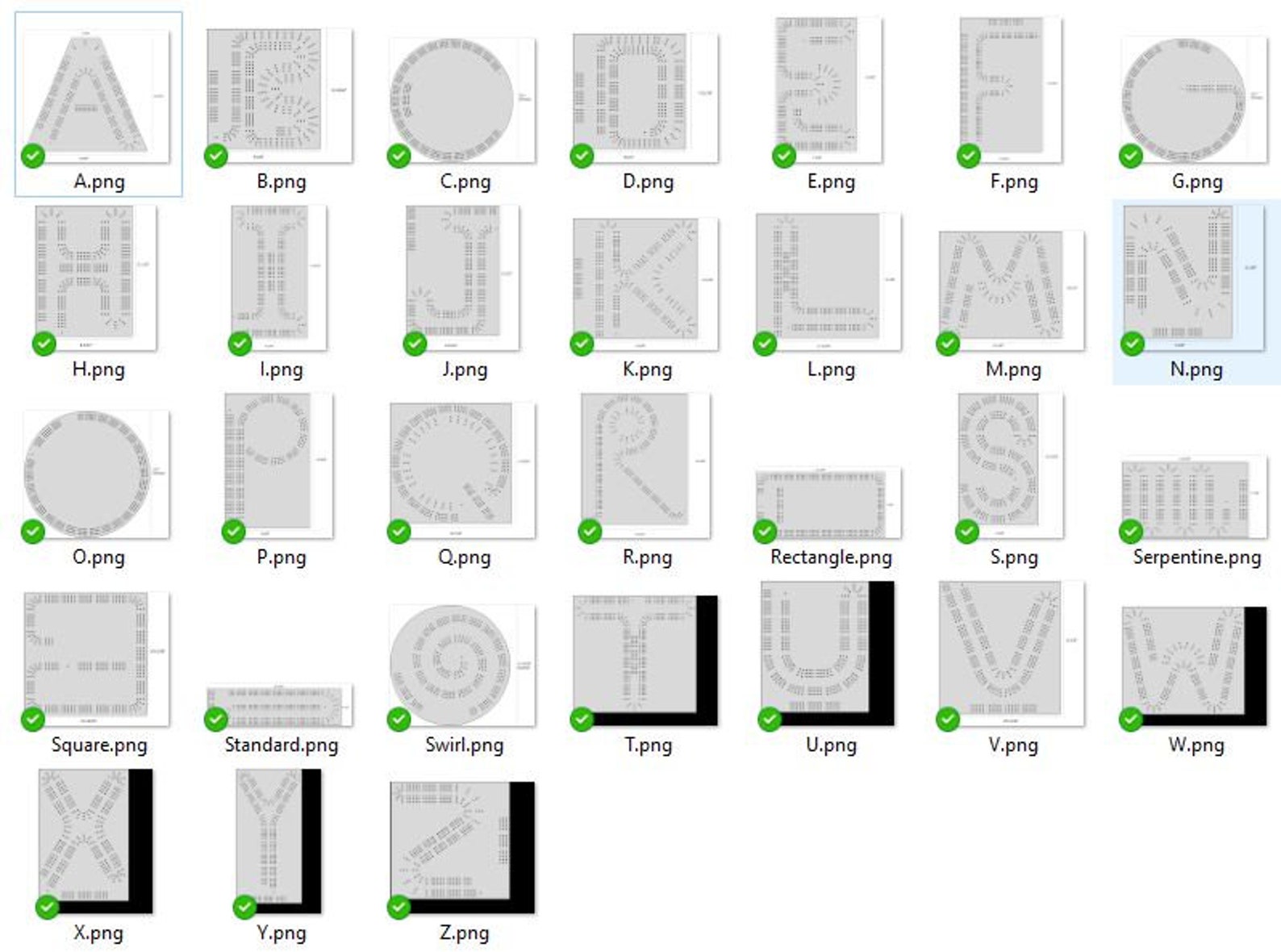 31 Cribbage Board Designs (digital Templates) - Etsy