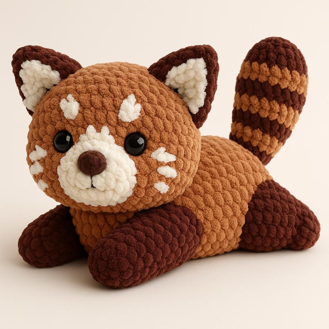 Red Panda Amigurumi Crochet Pattern, Cute Red Panda Crochet Pattern ...