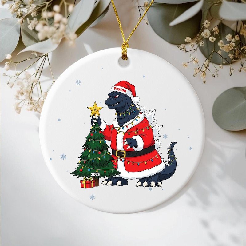 Godzilla Christmas Decor - Etsy