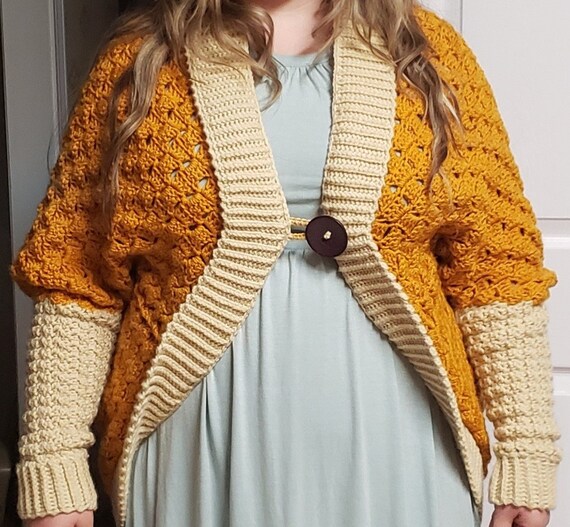 Fall Cocoon Shawl Pattern | Etsy