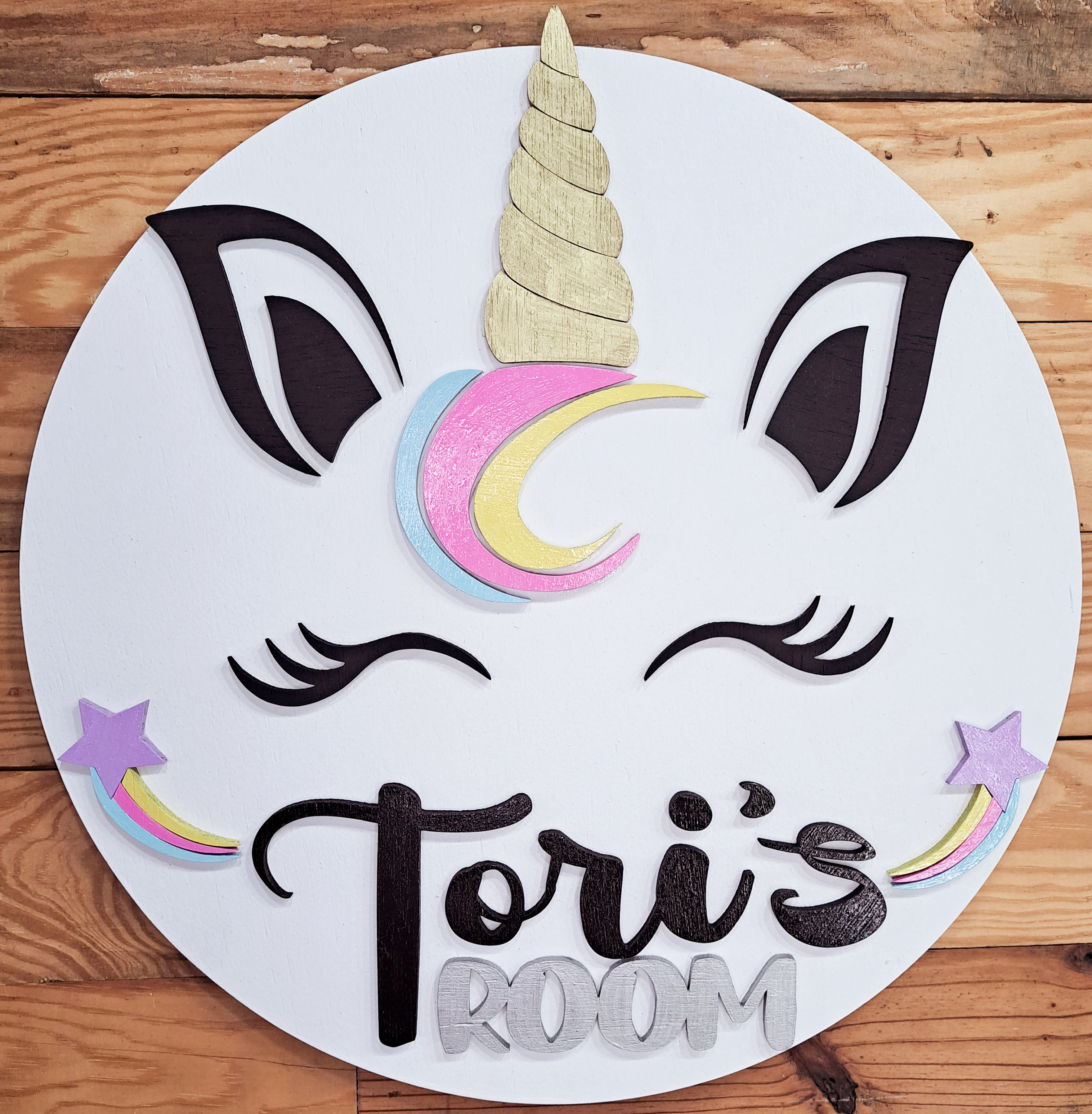 Unicorn Door Hanger - Etsy