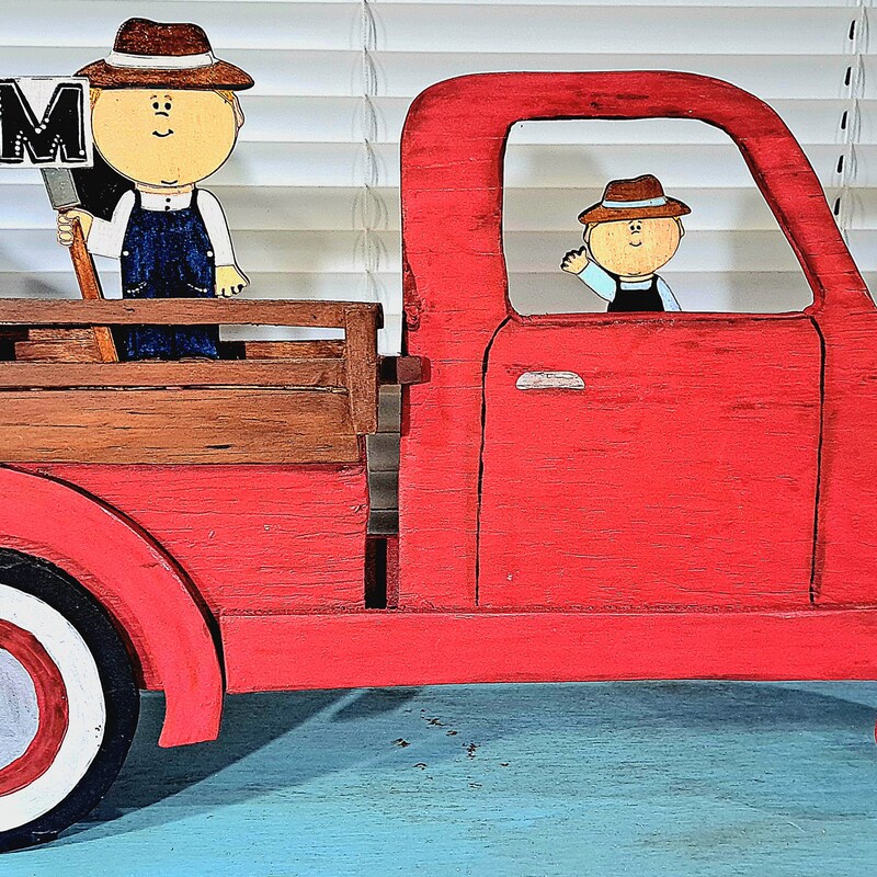 Red Truck Decor - Etsy