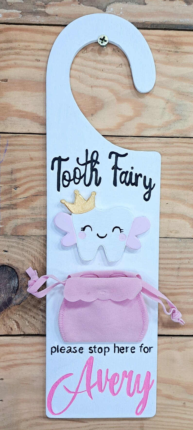 Personalized Tooth Fairy Door Hanger - Etsy