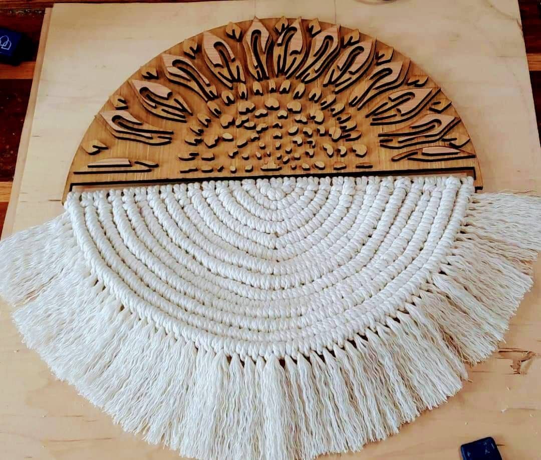 Sunflower Macrame Wall Hanging Macrame Wall Decor Sunflower Gift - Etsy