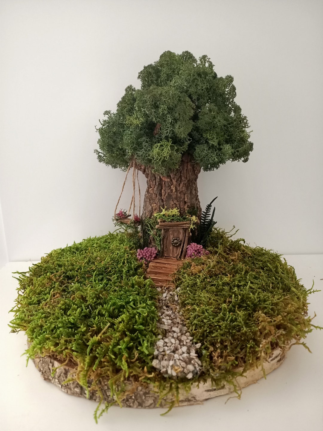 Fairy Tree House, Enchanted Forest, Pixies, Elves, Gnomes, Miniature ...