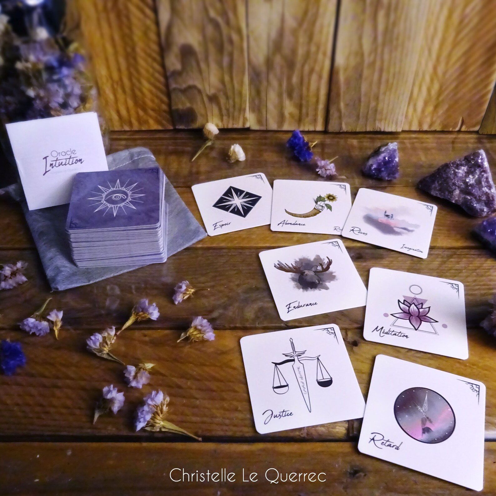 Oracle Intuition 62 cartes illustrées Jeu divinatoire - Etsy France