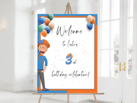 Kids Birthday Welcome Sign Welcome Board Birthday Party | Etsy