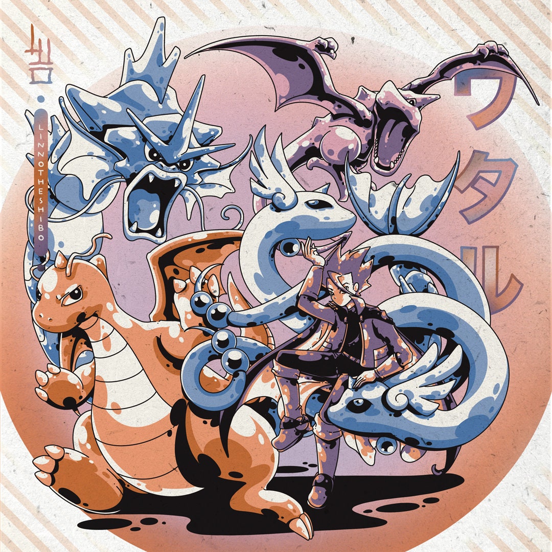 Custom Pokemon Poster - Etsy